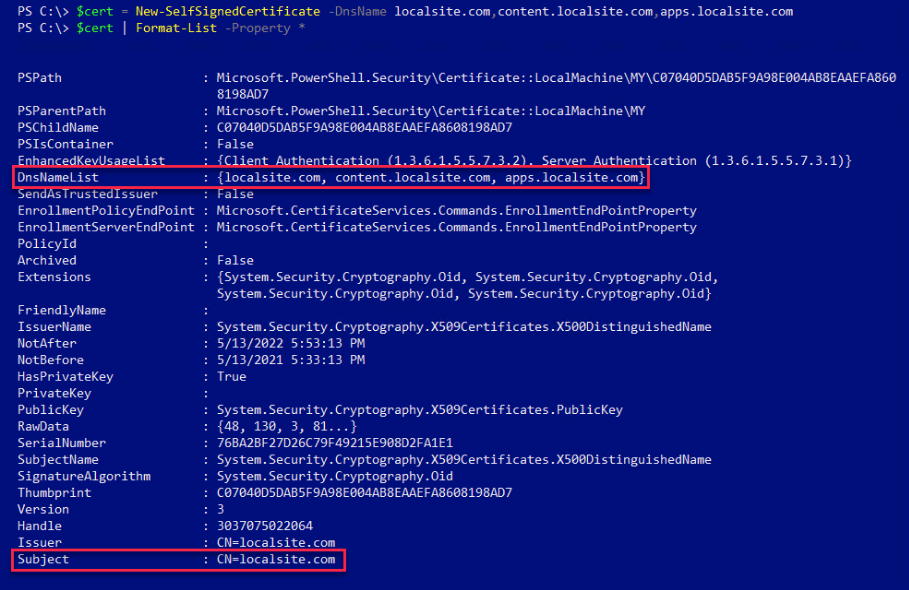New-SelfSignedCertificate: ایجاد گواهینامه ها با PowerShell - گروه آرون